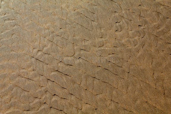 Current Ripple Marks in the Sand Stock Photo - Image of asphalt ...