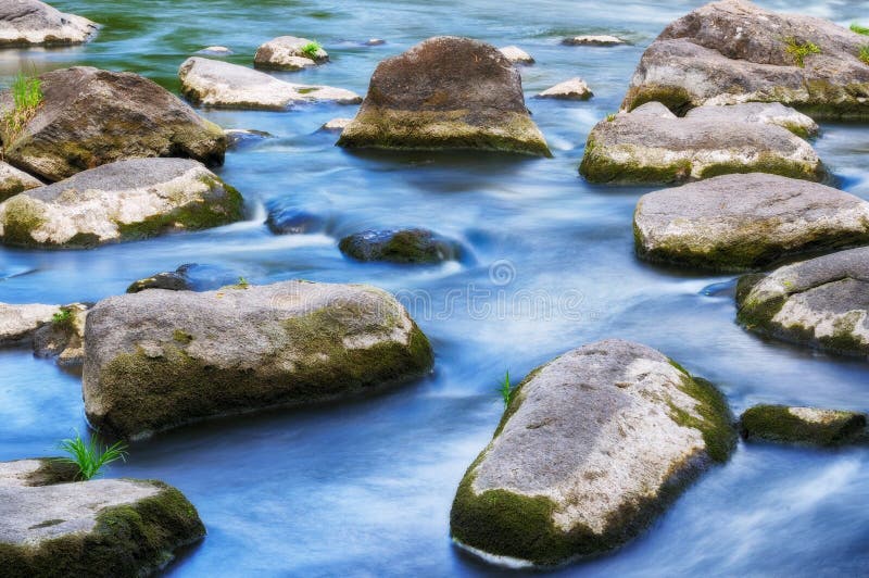 Current spring river stock image. Image of pure, formations - 94117409