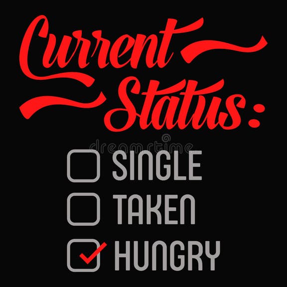 Current Status Typography T Shirt Design. Funny Quote Typography T ...