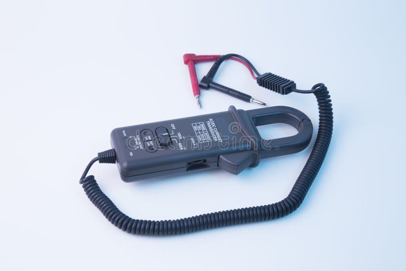 Current Transducer. Current Clamp Stock Image - Image of display, meter ...
