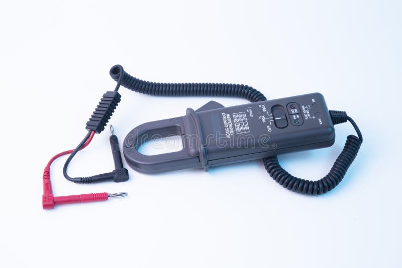 Current Transducer. Current Clamp Stock Image - Image of engineer ...