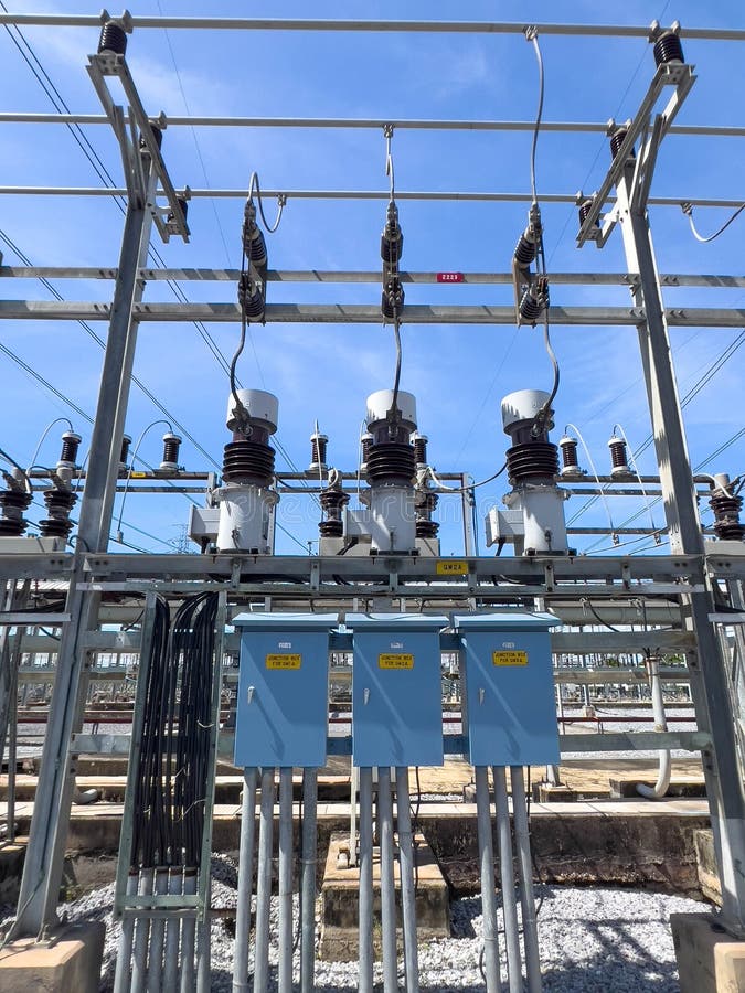 Current Transformer in a 22 KV Power System Stock Photo - Image of ...