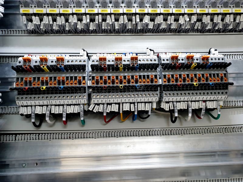 Current Transformer Secondary Terminal Block Stock Photo - Image of ...