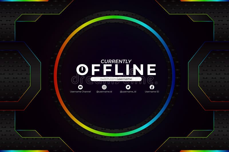 Currently Offline Abstract Background Design Geometric Shape Stock ...