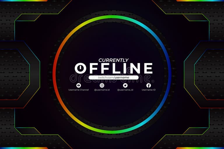 Currently Offline Abstract Background Design Geometric Shape Stock ...