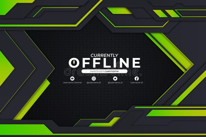 Currently Offline Abstract Background Design Overlapped Shape Stock ...