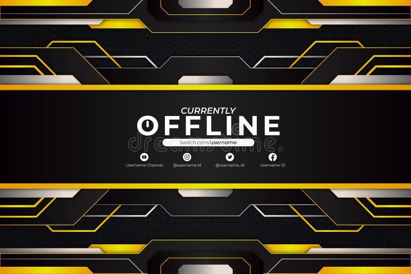 Currently Offline Abstract Background Design Overlapped Shape Stock ...