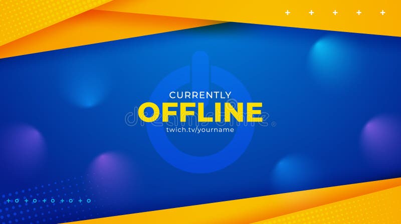 Currently Offline Twitch Banner Background 16:9 for Stream. Offline ...