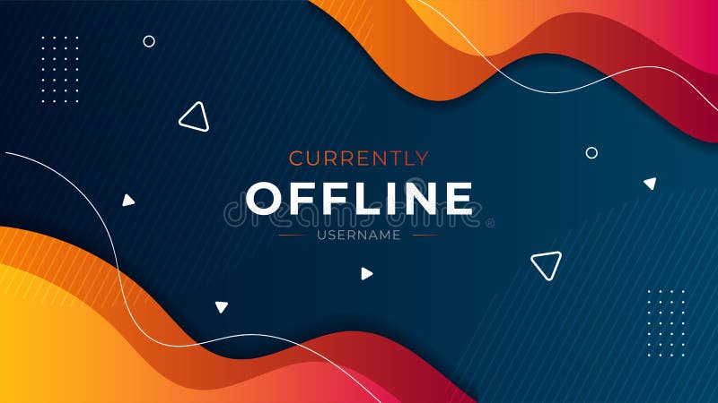 Offline Twitch Banner Background Stock Illustrations – 281 Offline ...