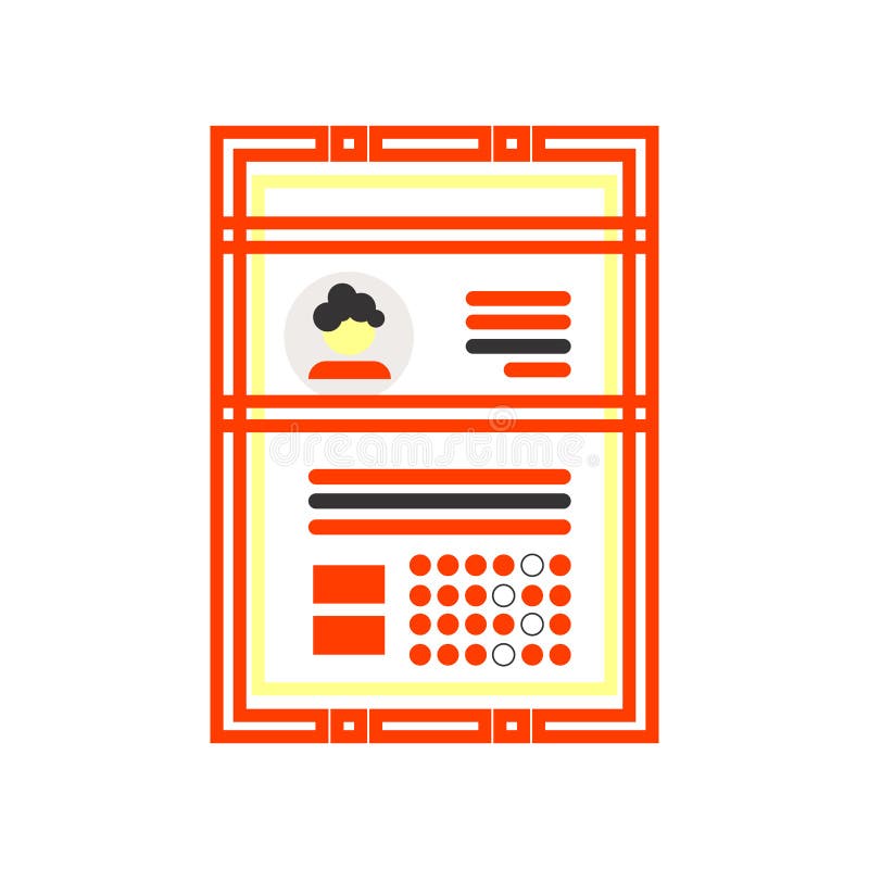 Curriculum Icon Vector Sign and Symbol Isolated on White Background ...