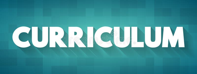 Curriculum Text Quote, Concept Background Stock Illustration ...