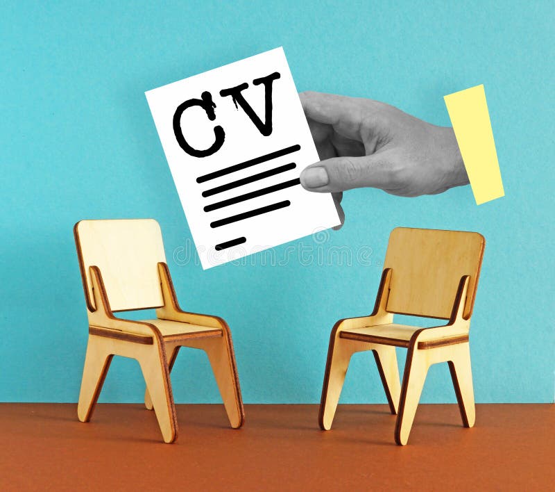 Curriculum Vitae is Shown Using the Text Stock Photo - Image of ...