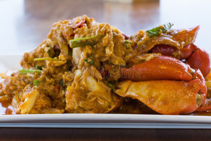 Curried Crab stock image. Image of cooking, dinner, eating - 107480785