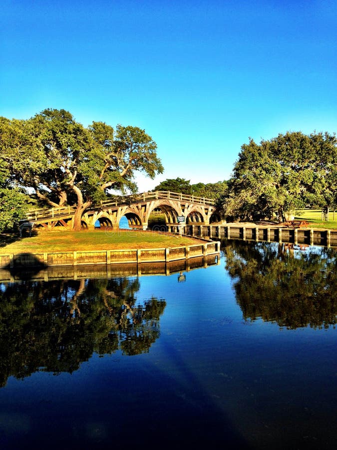 Currituck bridge stock image. Image of bridge, beautiful - 43031535