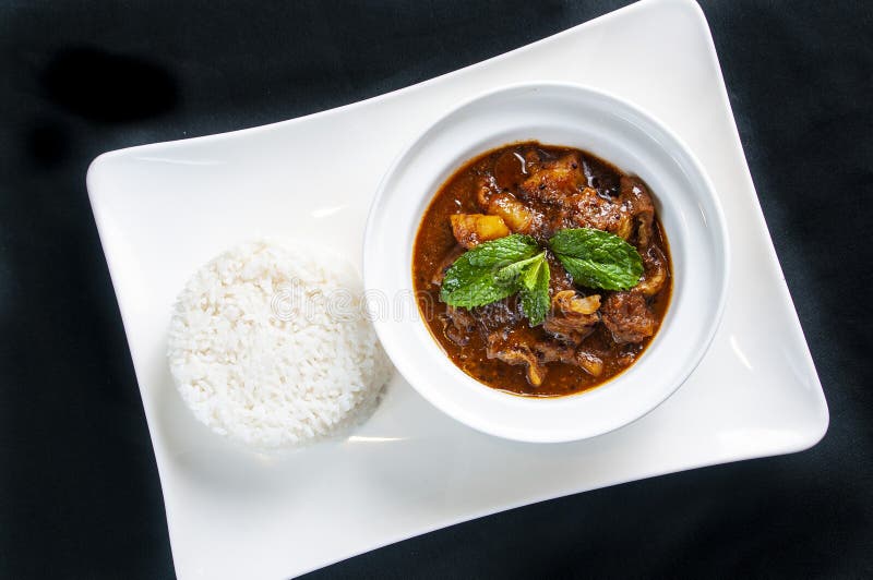 Curry beef stock image. Image of restaurant, curry, hunger - 45560069