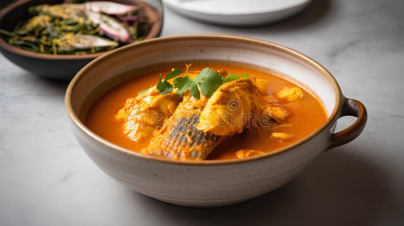 Curry Fish Curry is a Popular Indian Curry Recipe Served in a Bowl ...