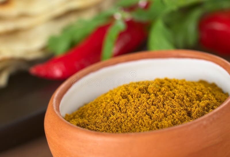 Curry powder stock photo. Image of horizontal, bowl, people - 23590882
