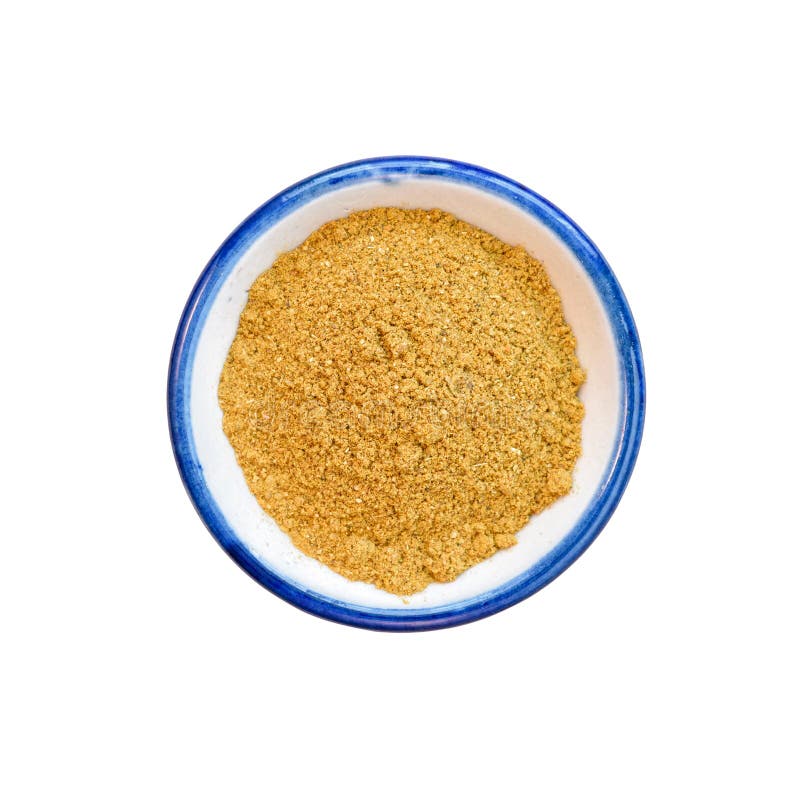Curry powder in bowl stock image. Image of turmeric, oriental - 86653723