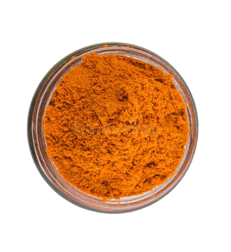 Curry Powder Pot stock photo. Image of piquant, elements - 5720454