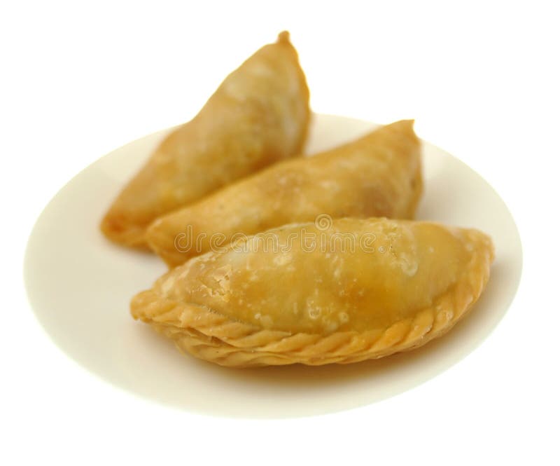 Curry Puff stock image. Image of isolated, spicy, gourmet - 10681807