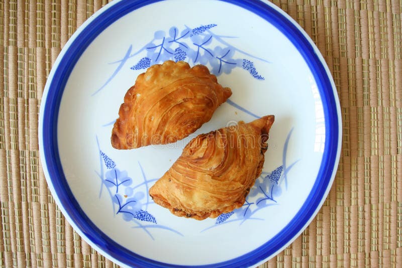 Curry puffs stock image. Image of bamboo, cookie, asia - 4364403