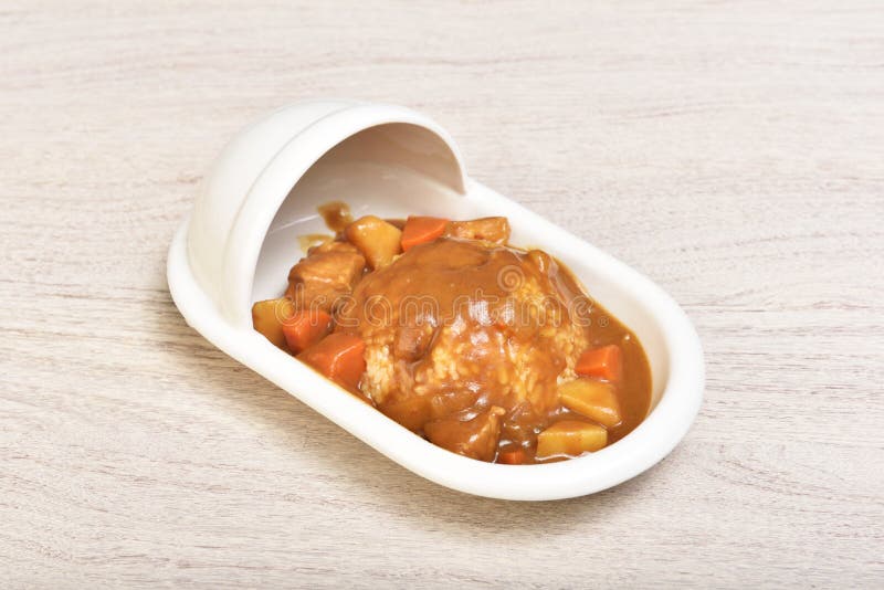 Curry rice stock image. Image of table, wooden, spicy - 100881197