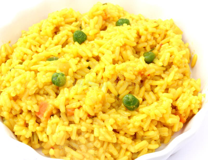 Curry Rice stock photo. Image of basmati, snack, peas - 64092886