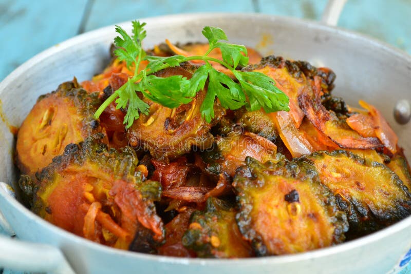 Curry Verdura-amargo Indio De La Calabaza Foto de archivo - Imagen de ...