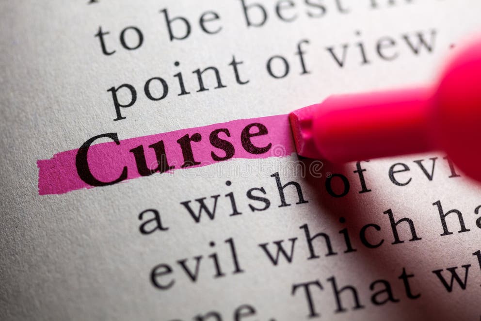 Curse stock image. Image of dictionary, page, curse - 178238019