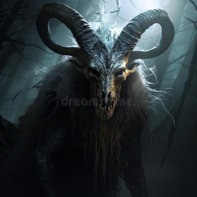 Unsettling Ominous Rituals Creature from Darkest Nightmares Imagery ...