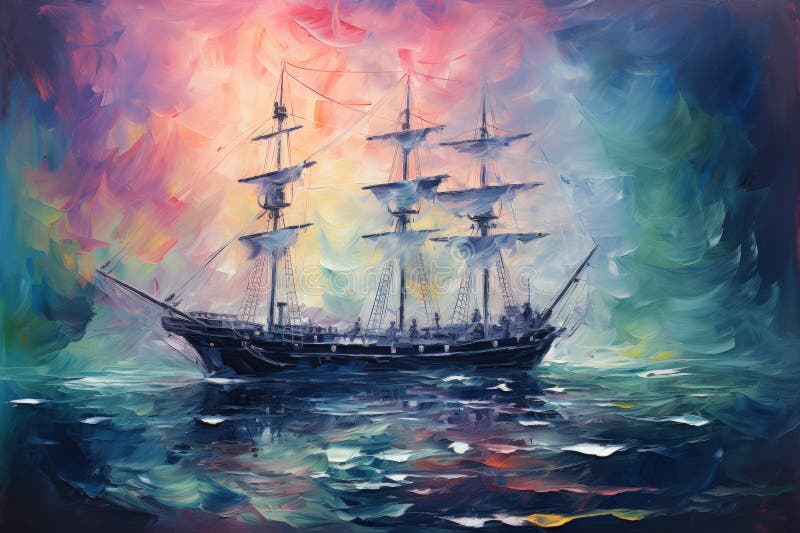 Cursed Ghost Ships, Forever Sailing the Seas with Ghostly Crews Seeking ...