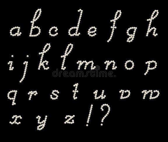 Cursive latin letters stock illustration. Illustration of cursive ...