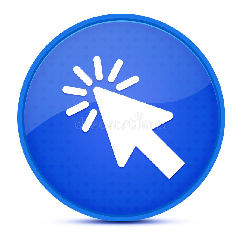 Cursor Aesthetic Glossy Purple Round Button Abstract Stock Illustration ...