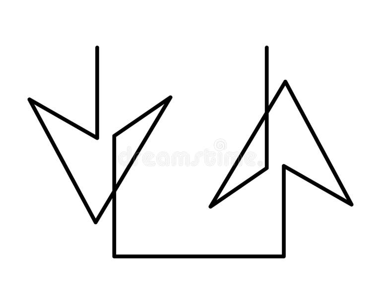 Cursor Arrow One Line Art,hand Drawn Pointer,idea Directions Using an ...