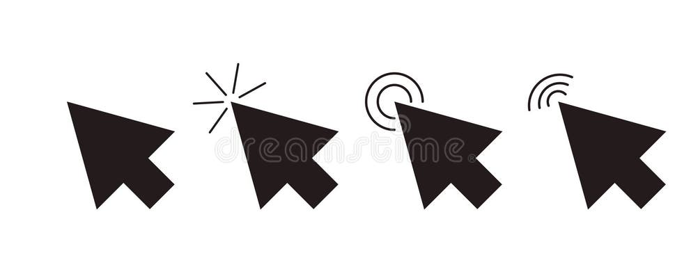 Touch Symbol Mouse Sign Stock Illustrations – 9,186 Touch Symbol Mouse ...
