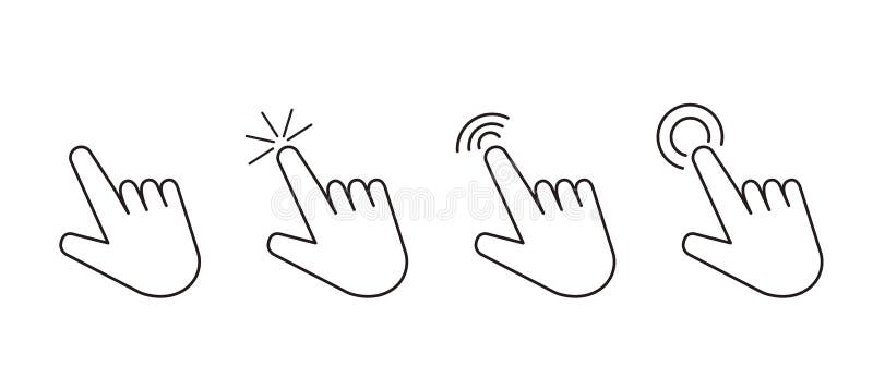 Mouse Pointer Symbol Icon Stock Illustrations – 31,240 Mouse Pointer ...