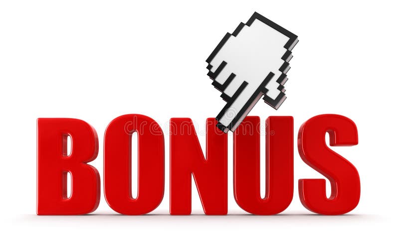 Cursor and Bonus (clipping Path Included) Stock Illustration ...
