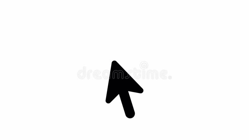 Cursor Click Animated Icon. One Time Click and Double Click Animated ...
