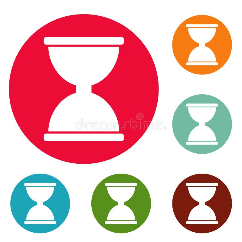 Cursor Click Loading Icons Circle Set Vector Stock Vector ...