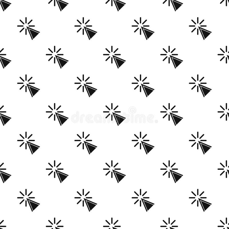 Click Pattern Seamless Blue Stock Vector - Illustration of aiming ...
