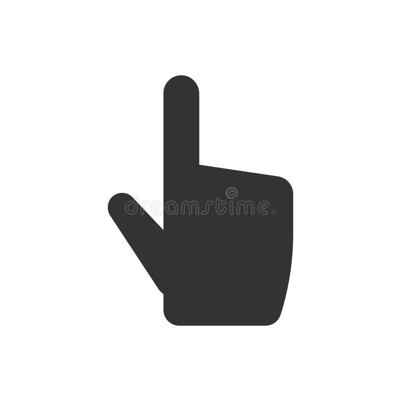 Cursor, finger icon stock vector. Illustration of hand - 174771174