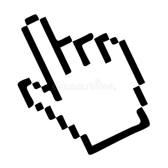 Cursor Hand Icon, Hand Form Mouse Click Cursor, Hand Pointer Stock ...