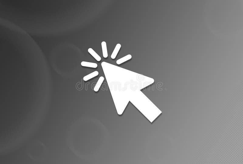 Cursor icon stock illustration. Illustration of black - 262112435