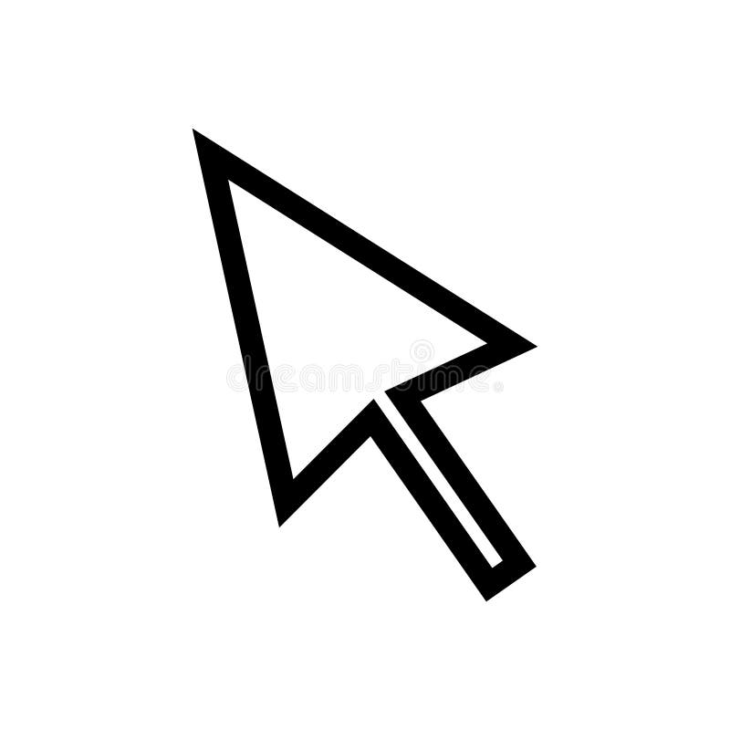 Cursor Icon Glass Round Buttons Set Illustration Stock Vector ...