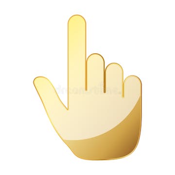 Hand Cursor Click Gold Stock Illustrations – 385 Hand Cursor Click Gold ...