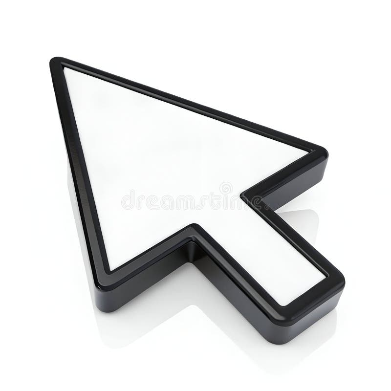 Cursor Icon Illustration 3D Render Element Stock Illustration ...