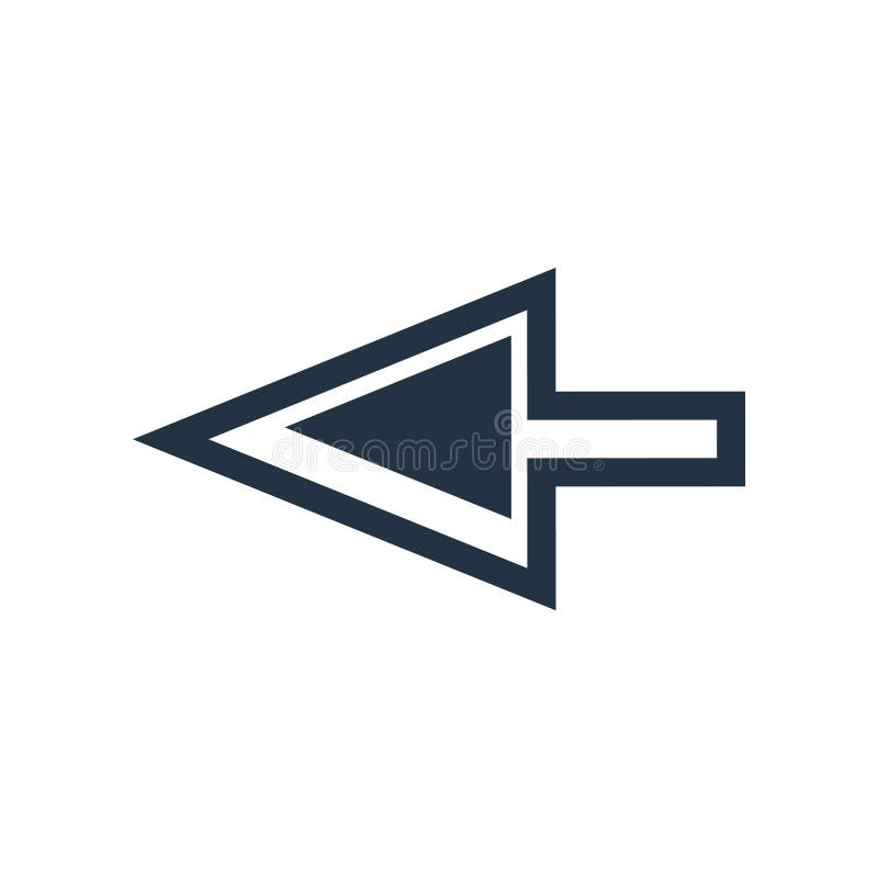 Cursor Icon Vector Isolated on White Background, Cursor Sign Stock ...