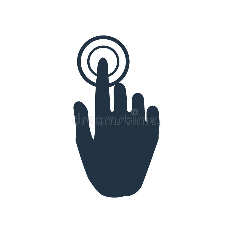 Cursor Icon Vector Isolated on White Background, Cursor Sign Stock ...