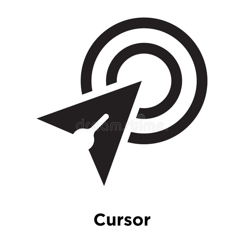 Web Cursor Icon Vector Isolated on White Background, Logo Concept of ...