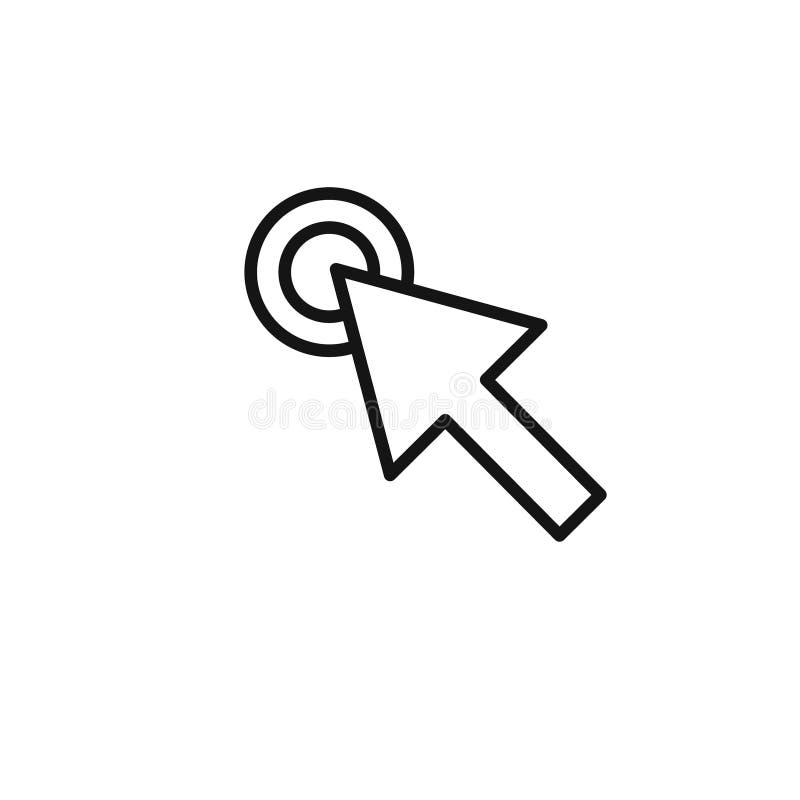 Cursor Icon Vector Set Collection for Web Stock Illustration ...